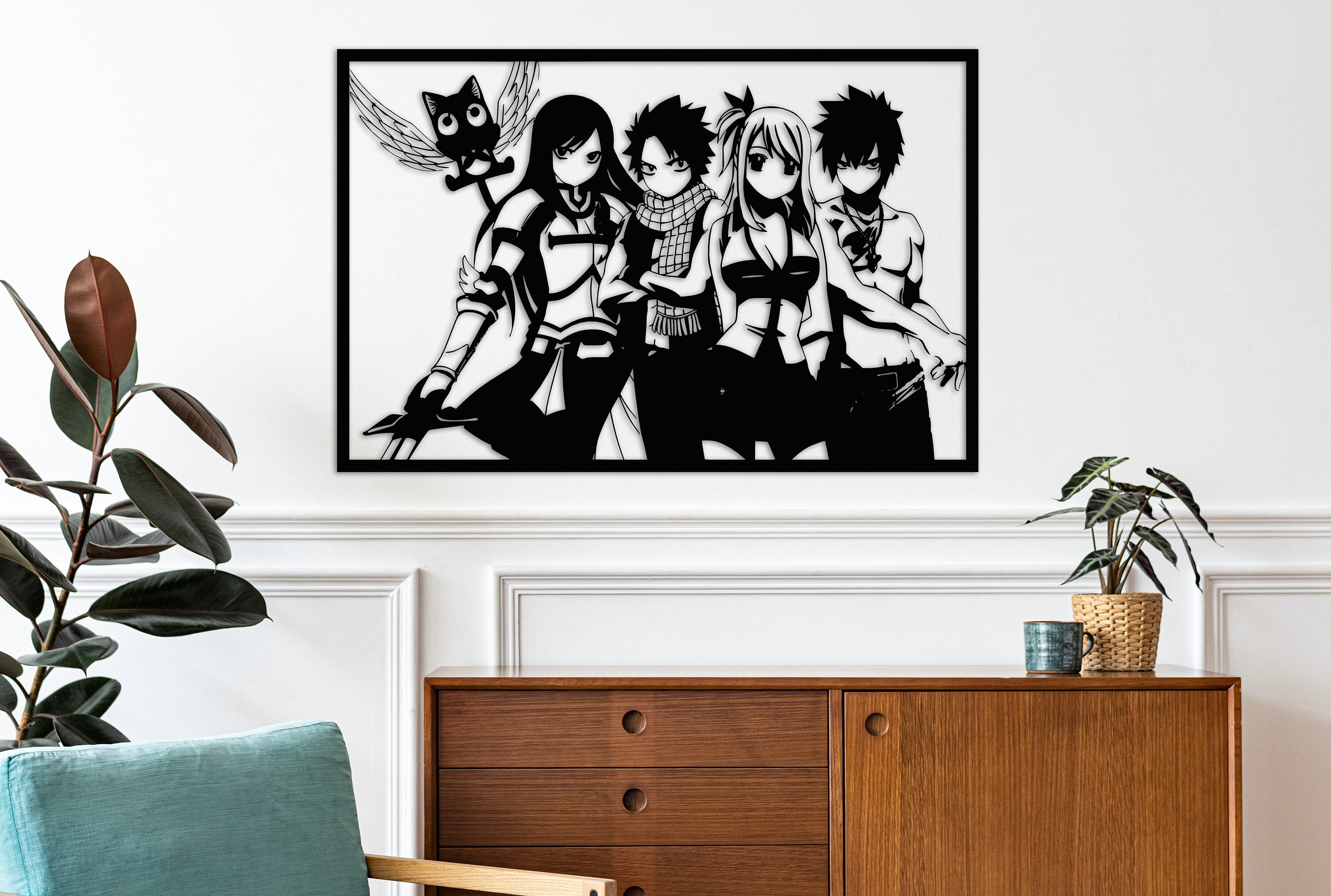 Anime Metal Wall Art Anime Wall Decor - Etsy