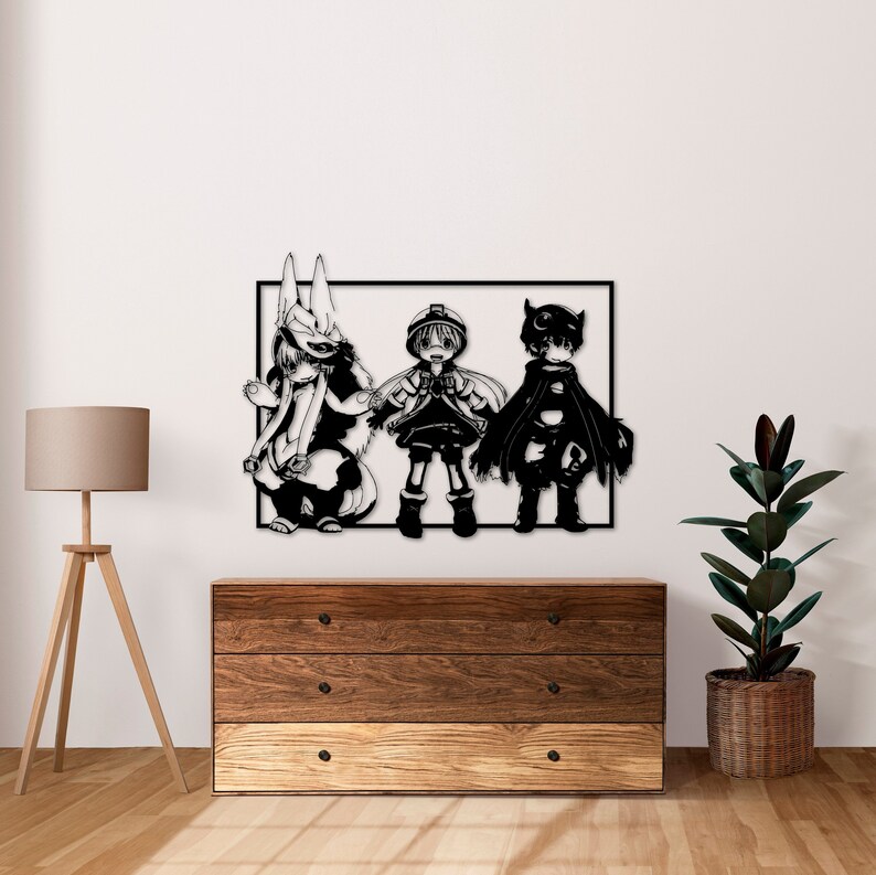 Anime Metal Wall Art Anime Wall Decor - Etsy