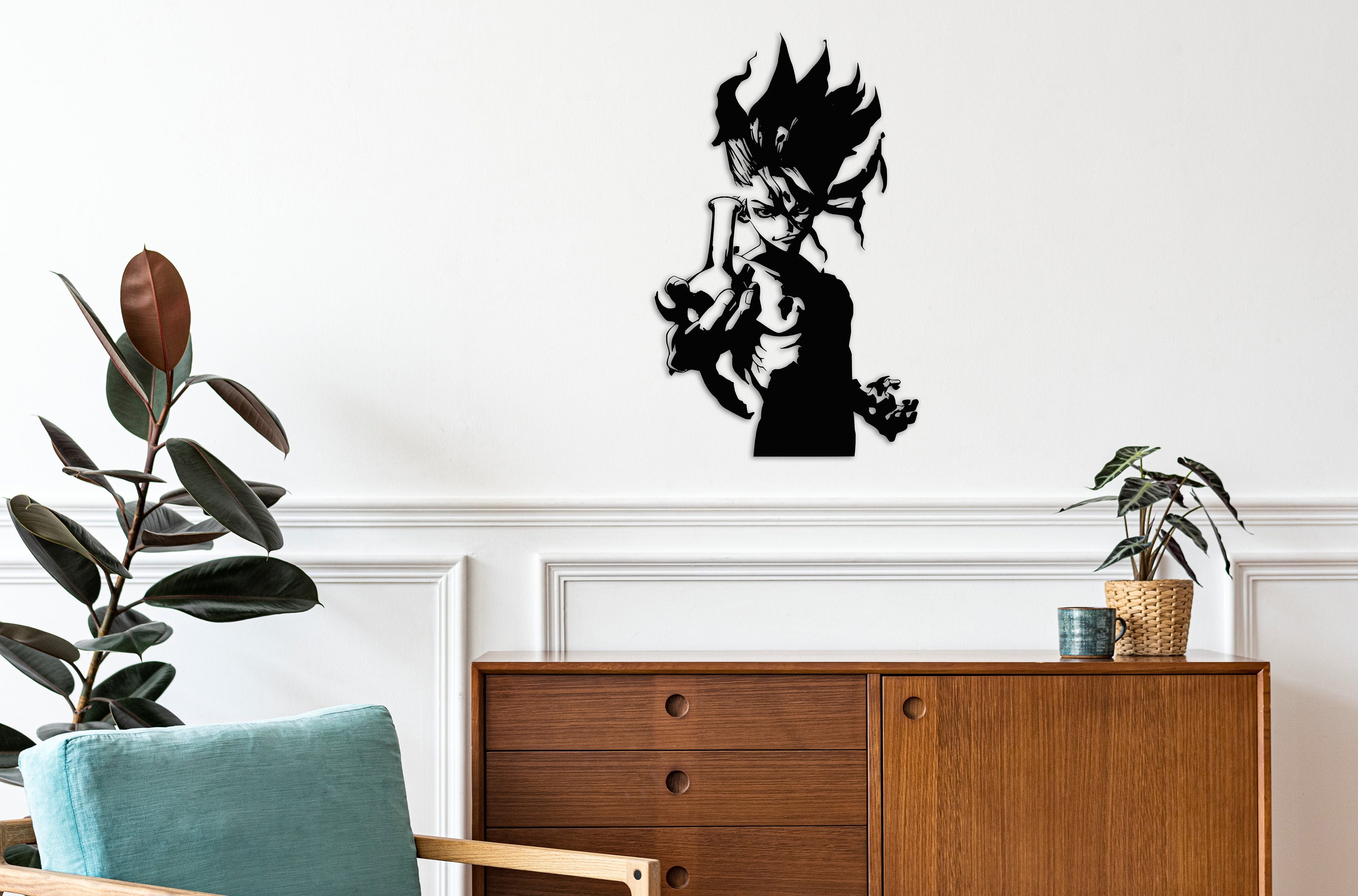 Anime Metal Wall Art Anime Wall Decor - Etsy