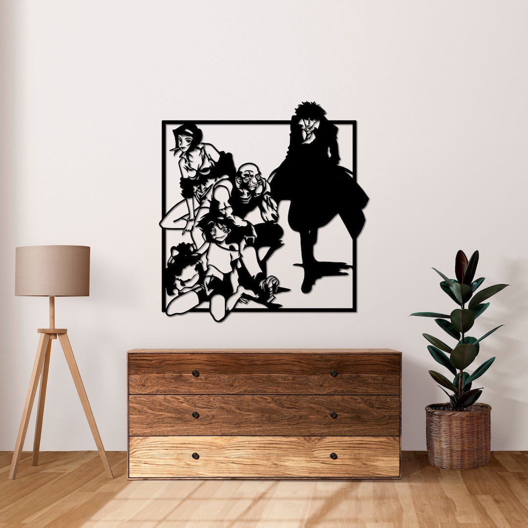 Anime Metal Wall Art Anime Wall Decor - Etsy
