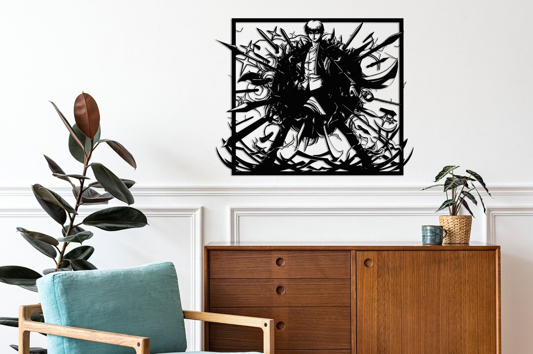 Anime Metal Wall Art Anime Wall Decor - Etsy