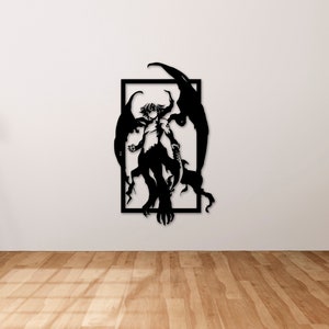 Anime Metal Wall Art Anime Wall Decor - Etsy