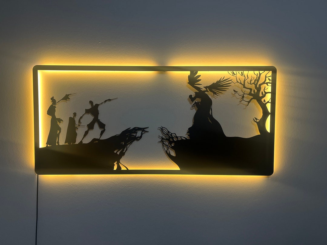 Anime Metal Wall Art Anime Wall Decor - Etsy