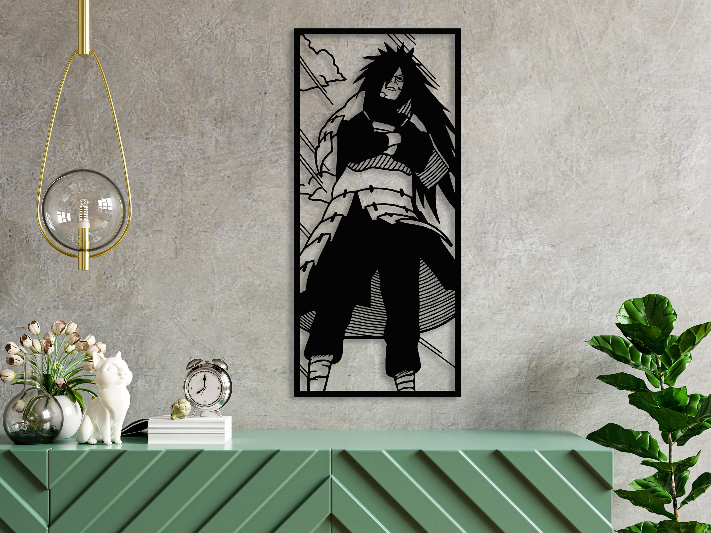 Anime Metal Wall Art Anime Wall Decor - Etsy