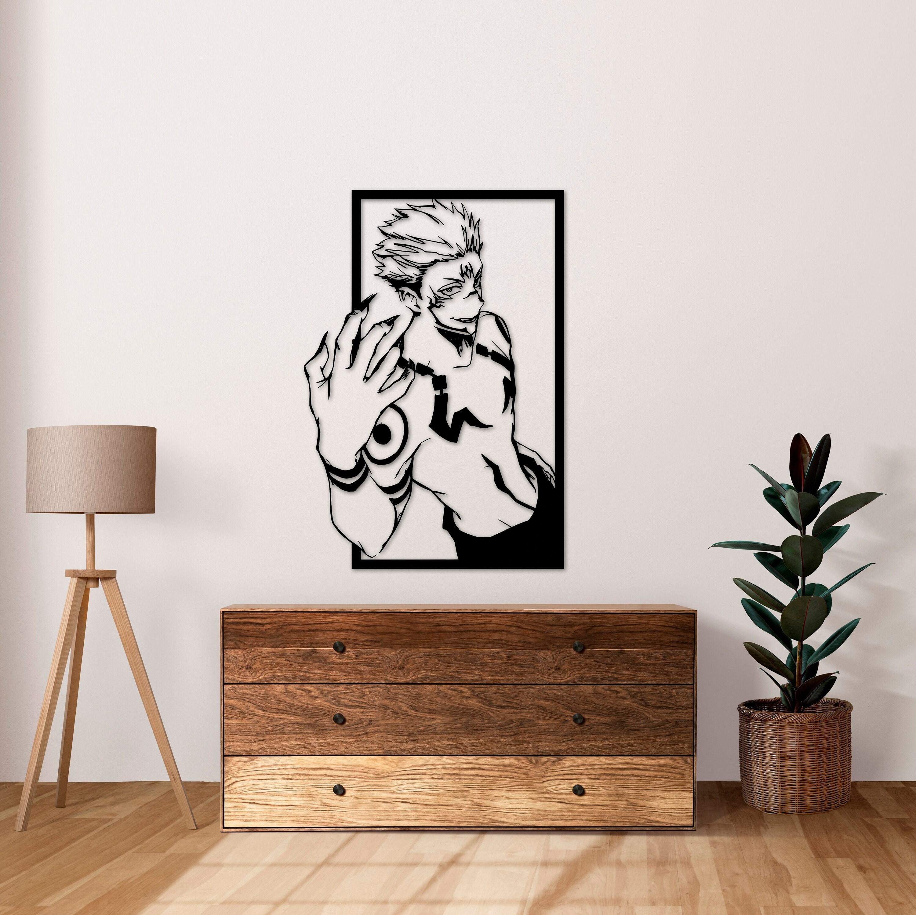 Anime Metal Wall Art Anime Decor - Etsy
