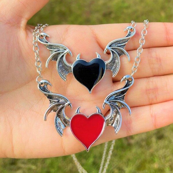 Bat Wing Necklace - Etsy
