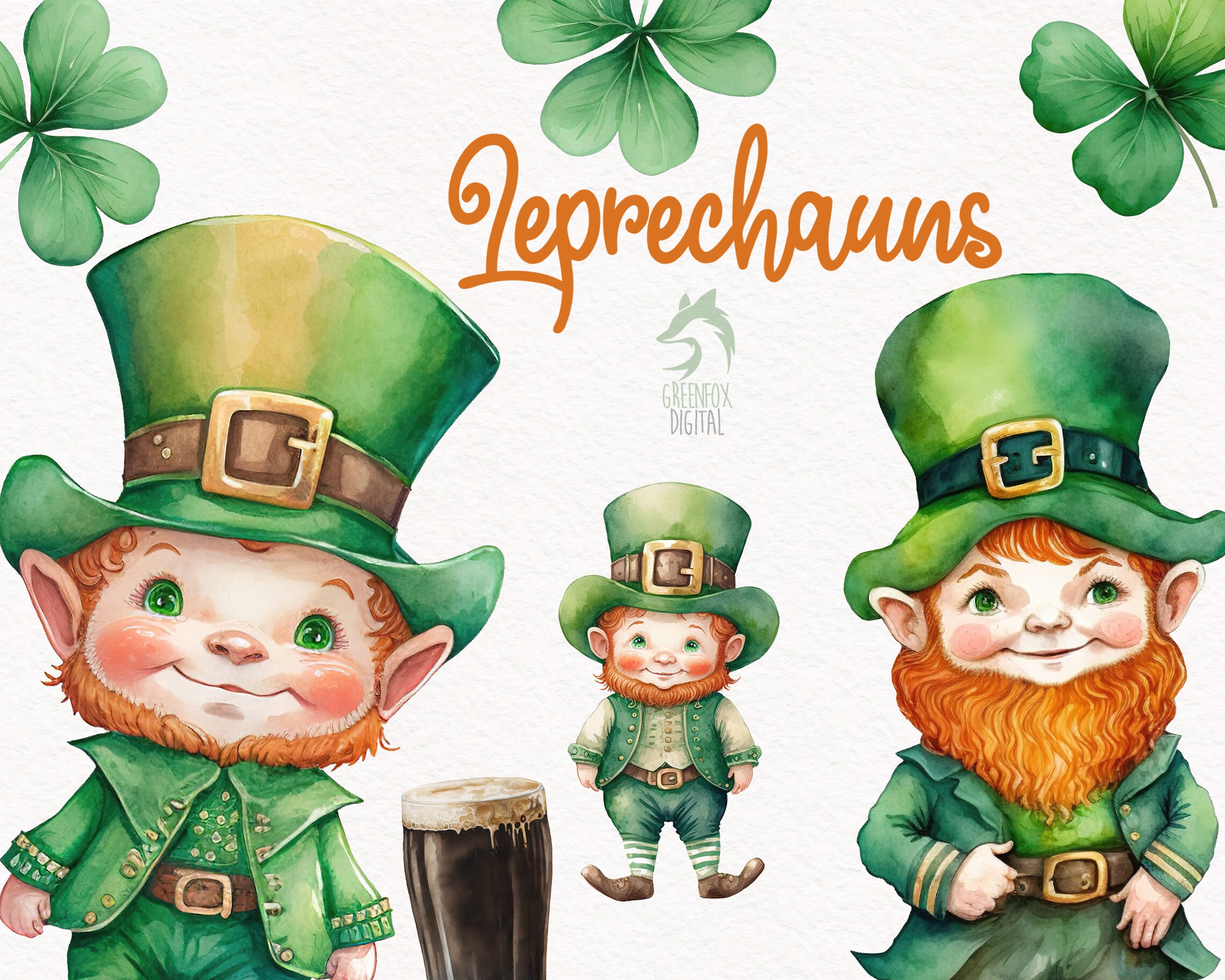 Leprechaun Head Clip Art