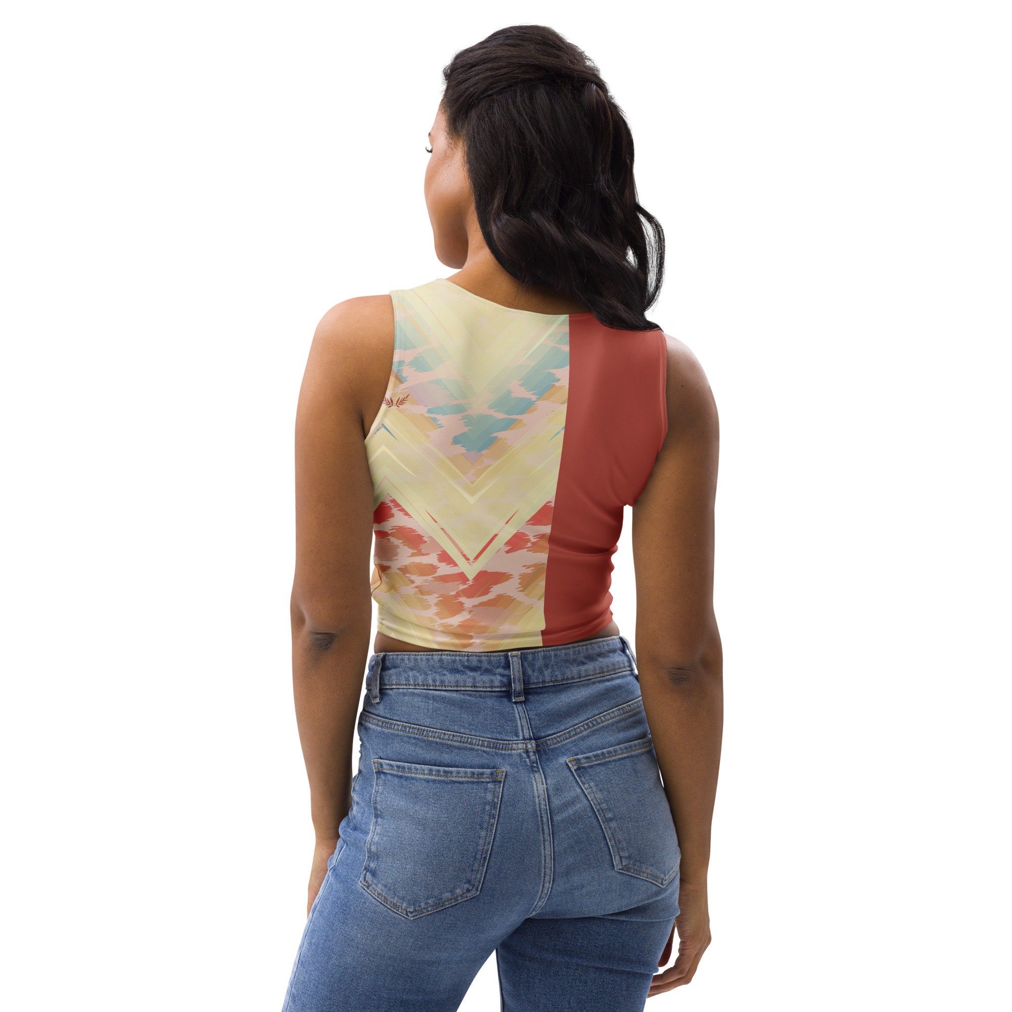 Crop Top, "get the Perfect Fit With Our All-over Printed Body-hugging ...