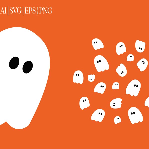 Ghost Band Svg Files - Etsy