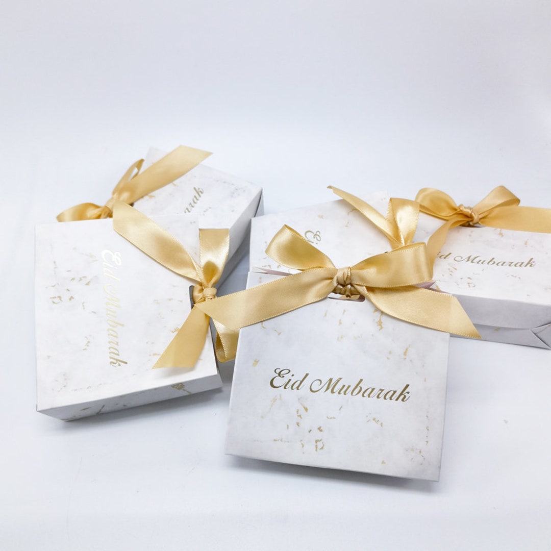 Eid Mubarak Gift Box Eid Mubarak Candy Packaging Boxes Muslim Islamic ...
