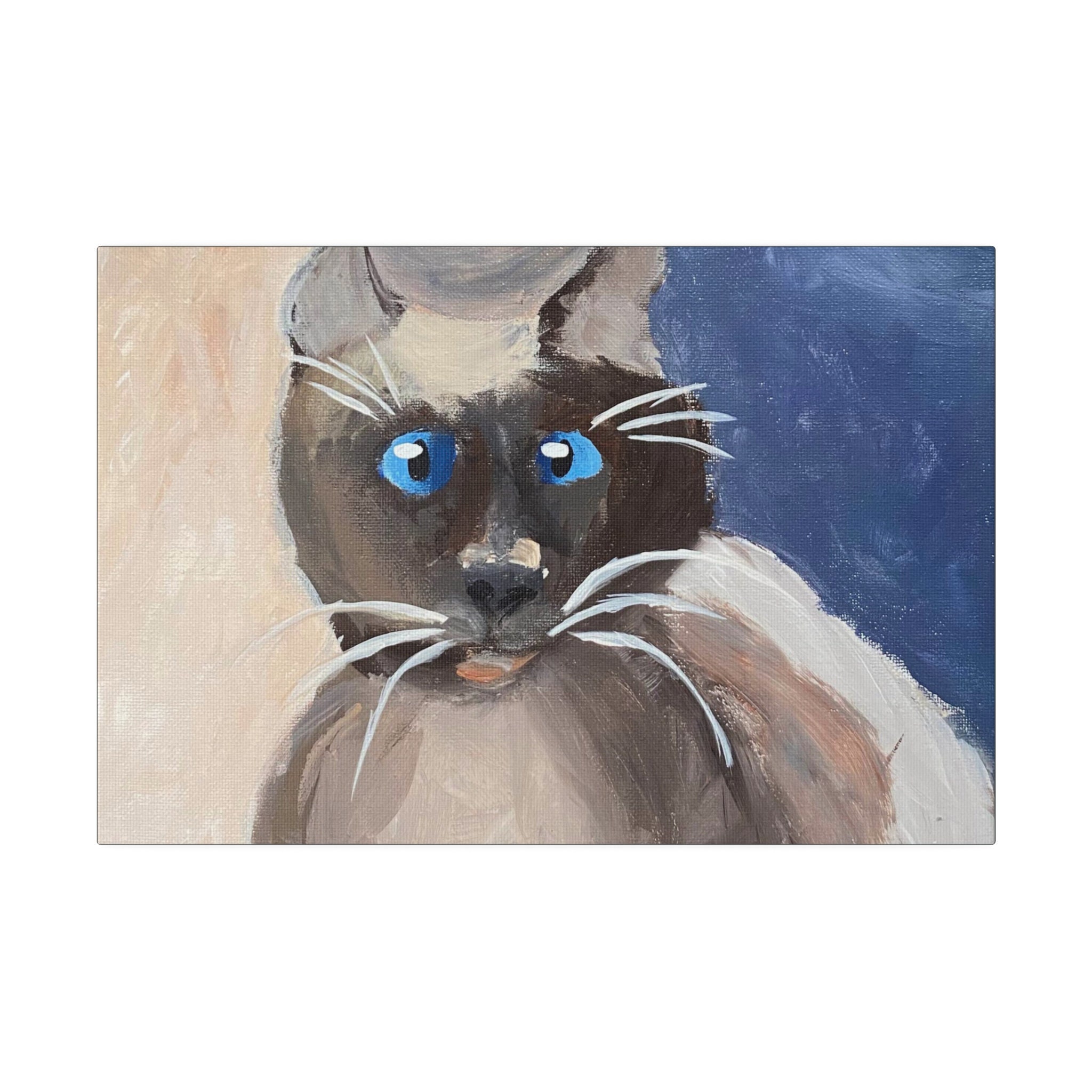 Tonkinese Cat Matte Canvas Wall Art, Stretched 0.75" - Etsy