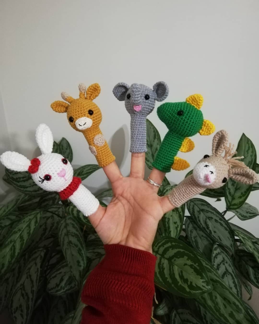 Finger Puppets Crochet Finger Puppets Forest Animals - Etsy