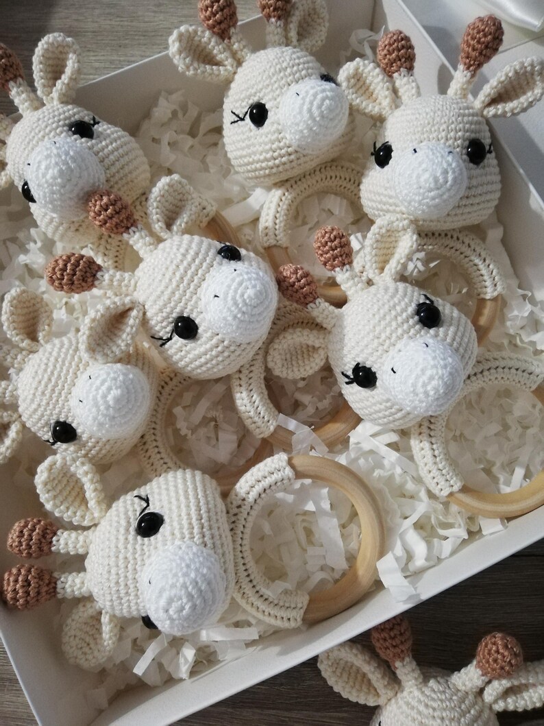 Amigurumi Giraffe, Crochet Giraffe Set, Baby Sleeping Companion ...