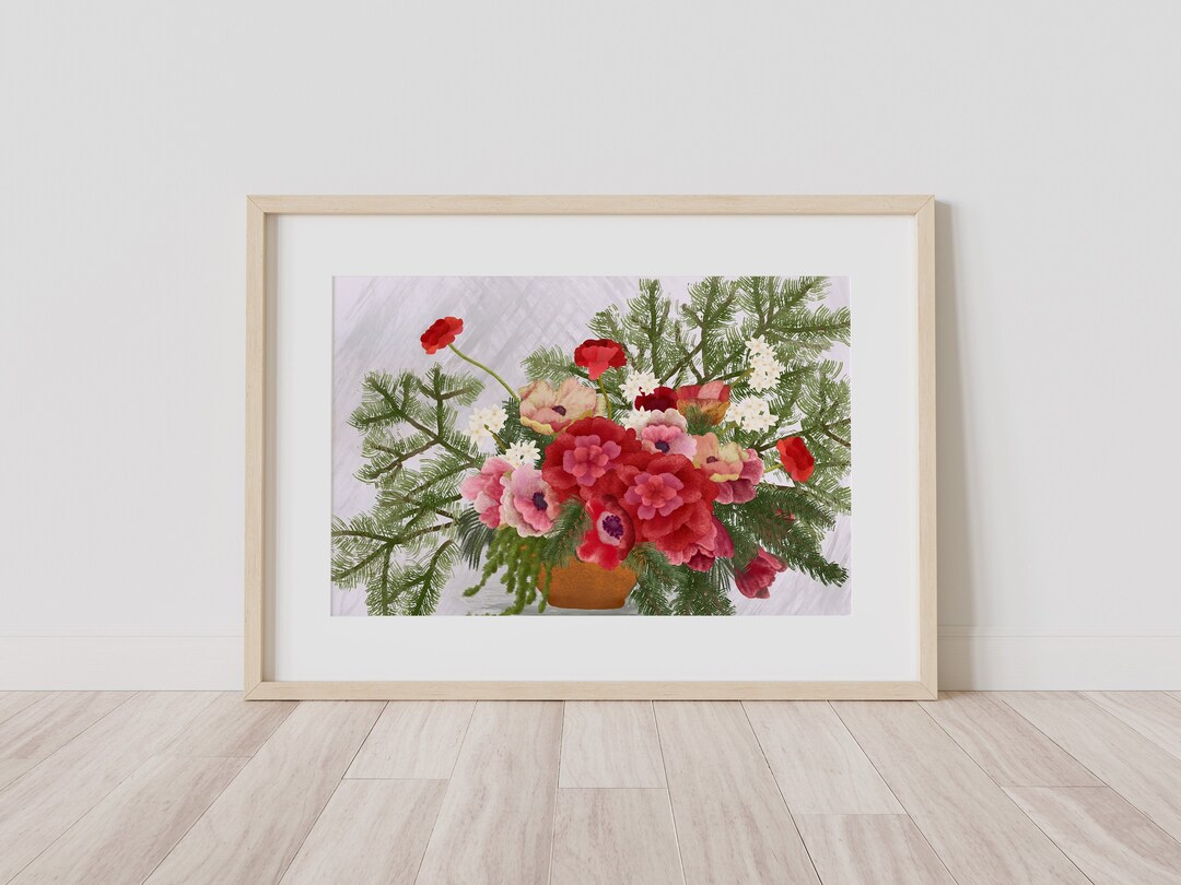 A3 A4 A6 Poppy Flower Illustration Poppy Print - Etsy