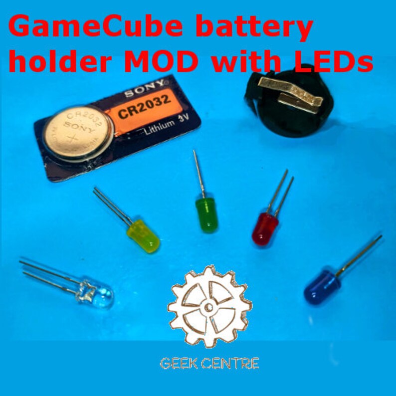 Gamecube Battery Holder MOD With Color LED Kit - Etsy