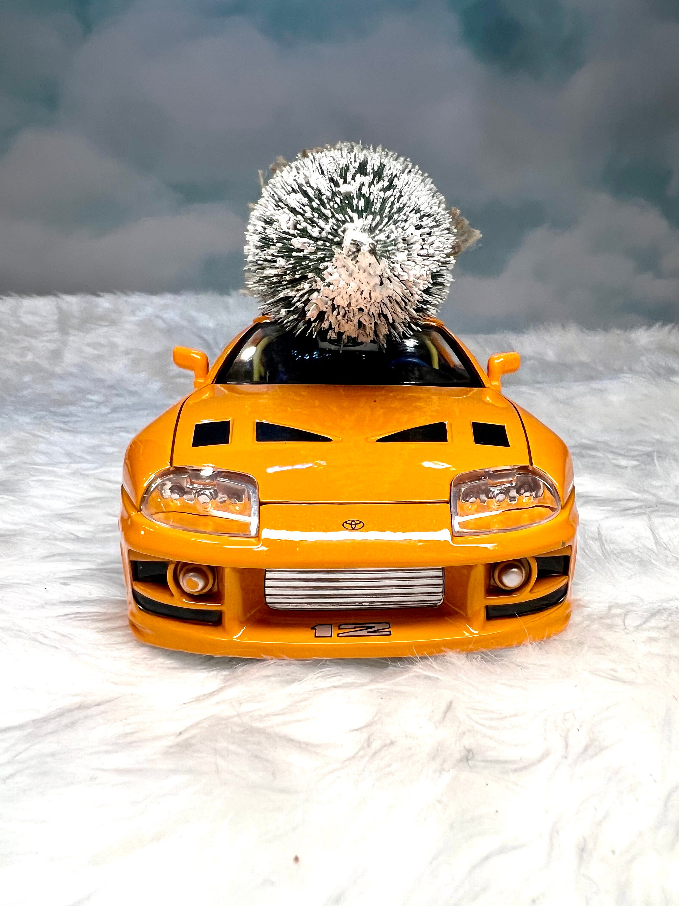 1 24 Diecast Toyota Supra With Christmas Tree Gift for Supra Lover ...