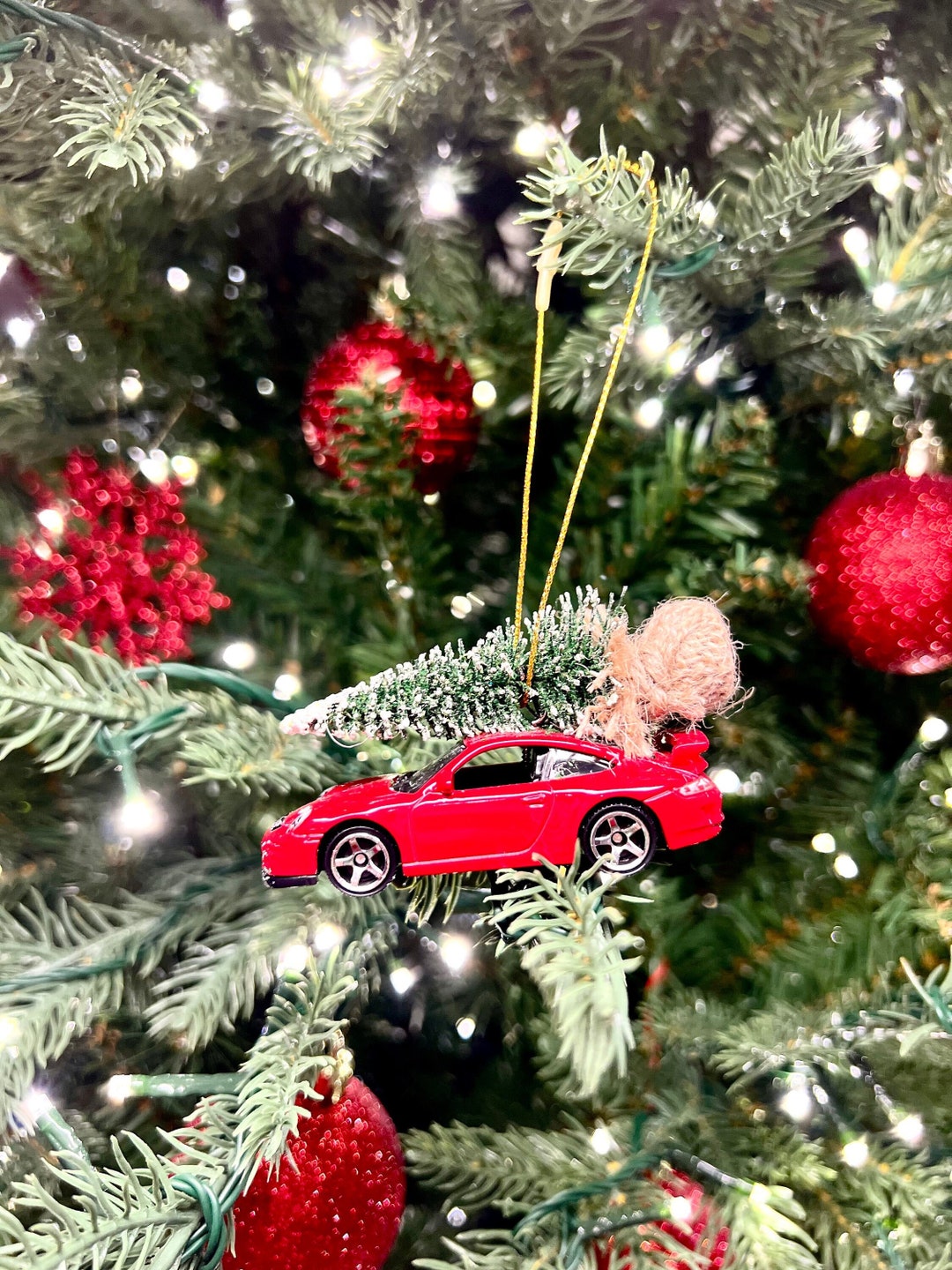1 64 Red Porsche 911 GT3 Ornament Christmas Theme Hotwheels - Etsy