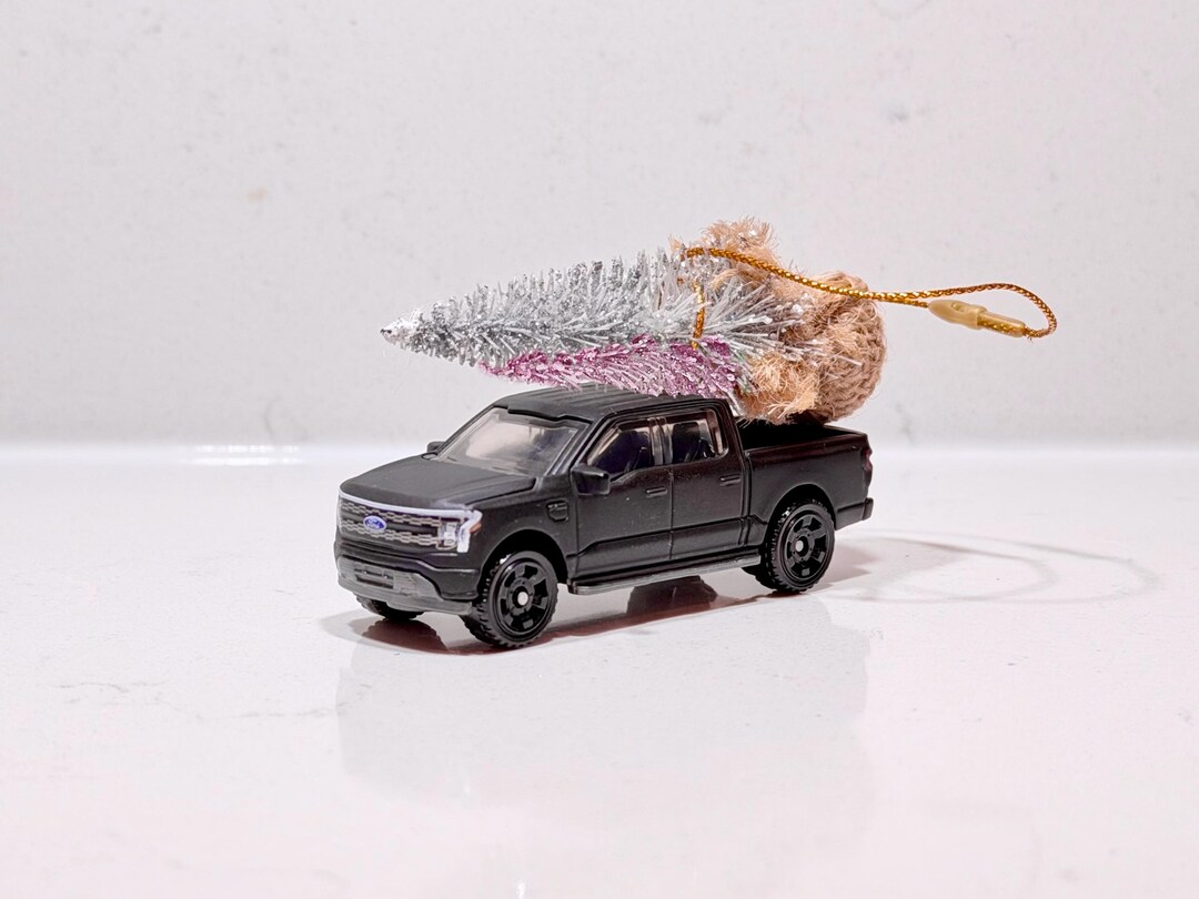 2022 Ford F-150 Lightning Truck Christmas Ornament 1 64 Diecast ...
