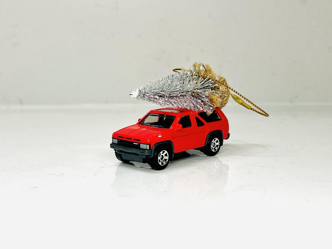 Red Nissan Pathfinder Christmas Ornament 1 64 Diecast Matchbox Nissan ...