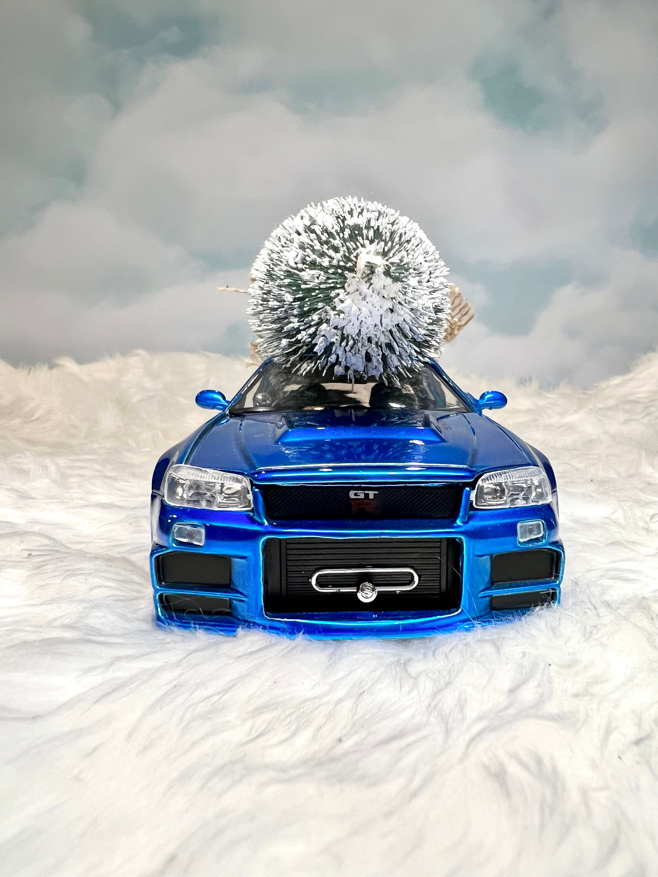 Nissan Skyline R34 GT-R Diecast Christmas Gift 1 24 Nissan Skyline ...