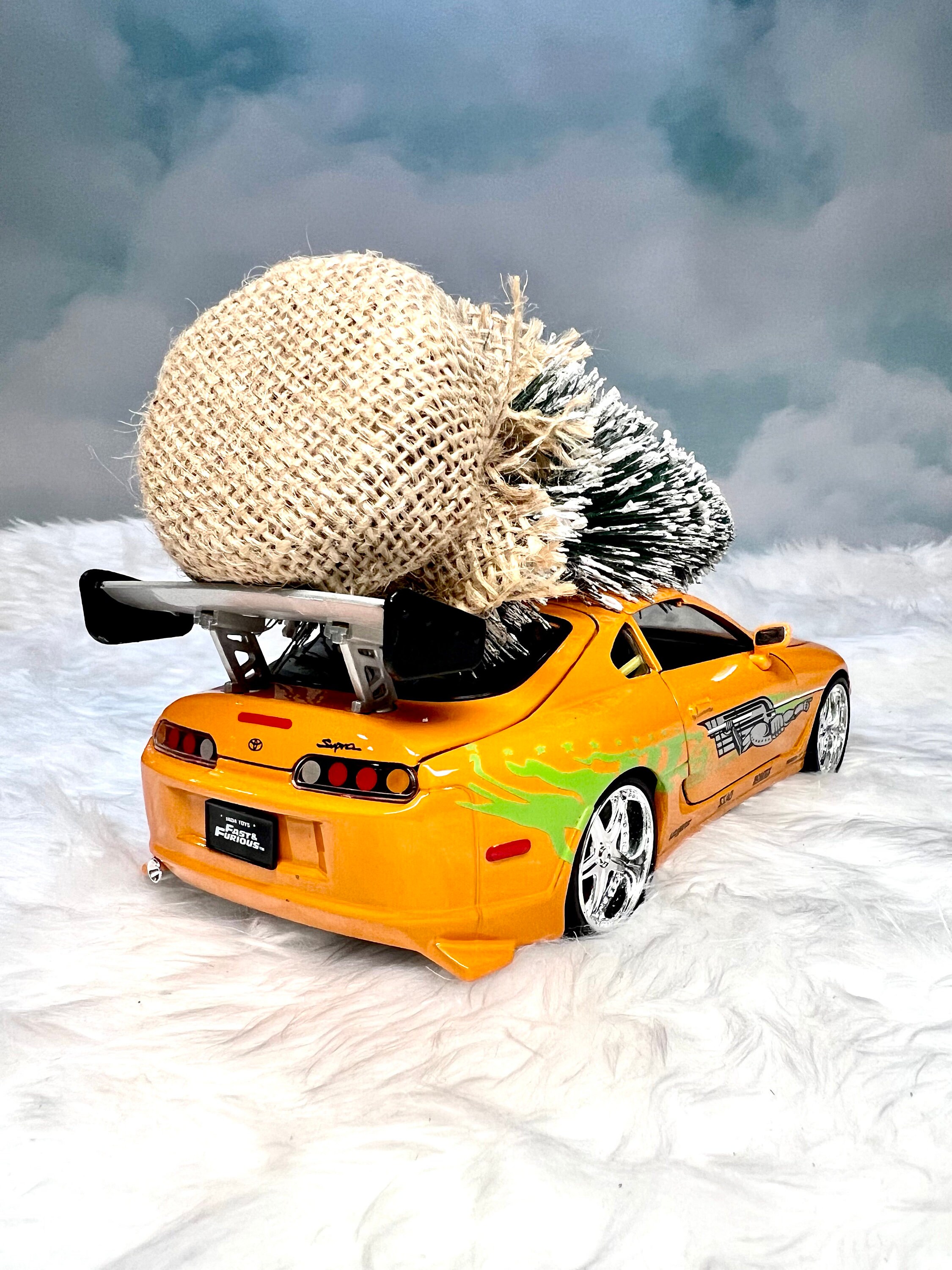 1 24 Diecast Toyota Supra With Christmas Tree Gift for Supra Lover ...