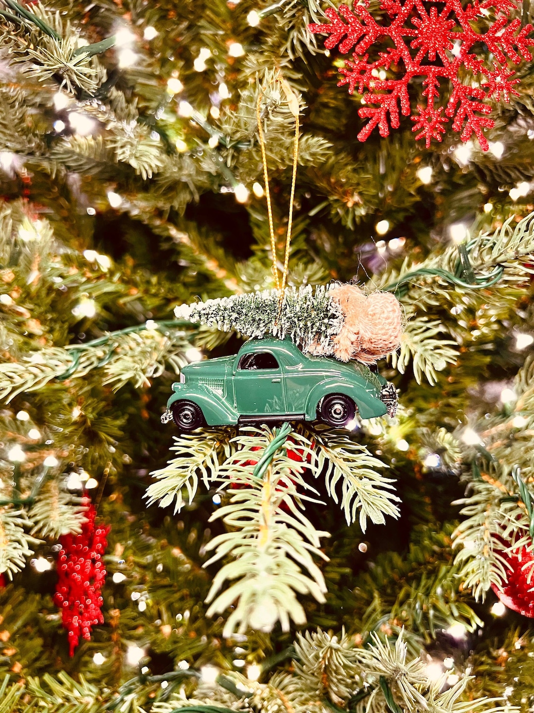 1936 Ford Coupe Christmas Ornament 1 64 Diecast Matchbox 1936 Ford ...