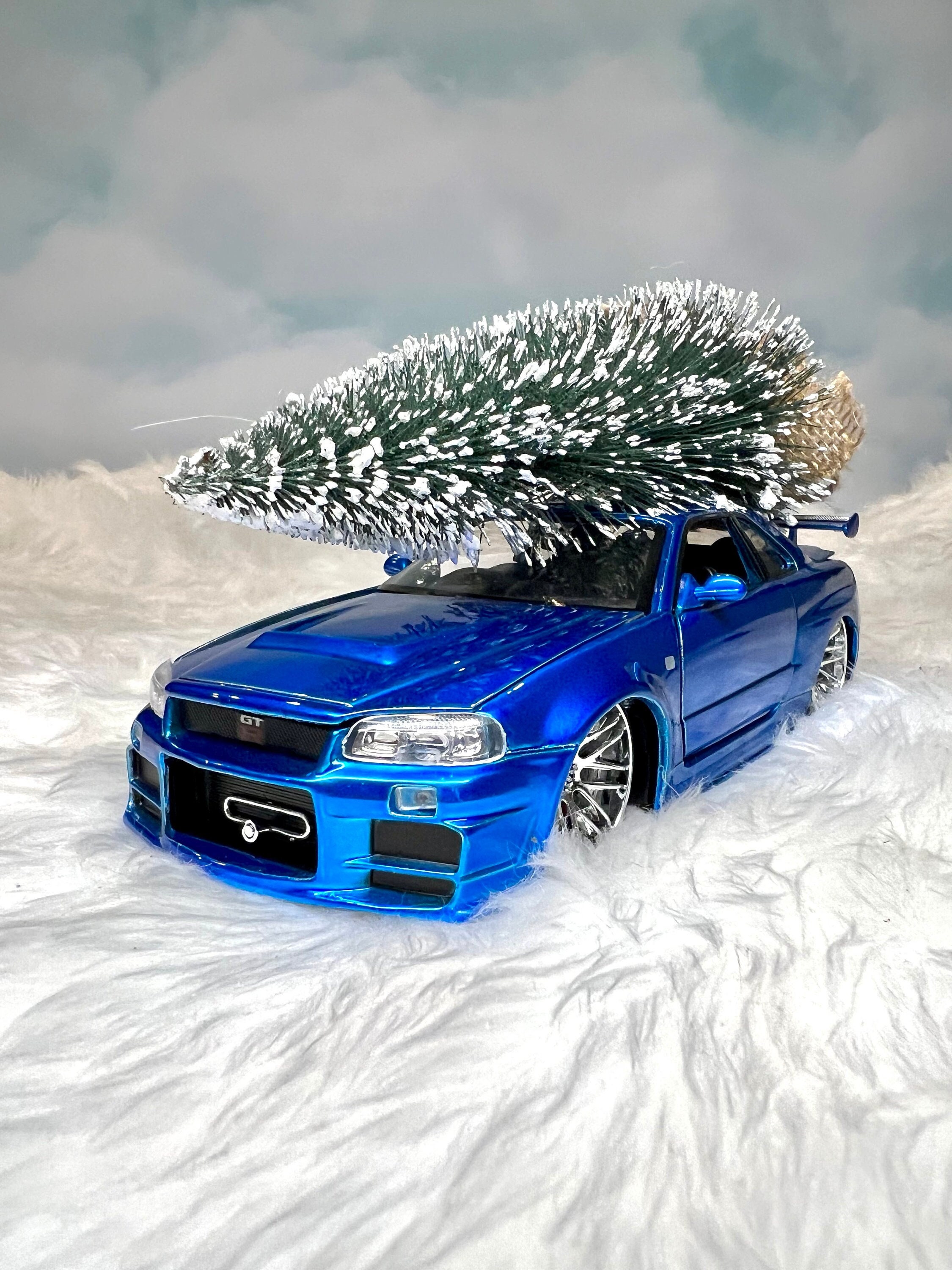 Nissan Skyline R34 GT-R Diecast Christmas Gift 1 24 Nissan Skyline ...