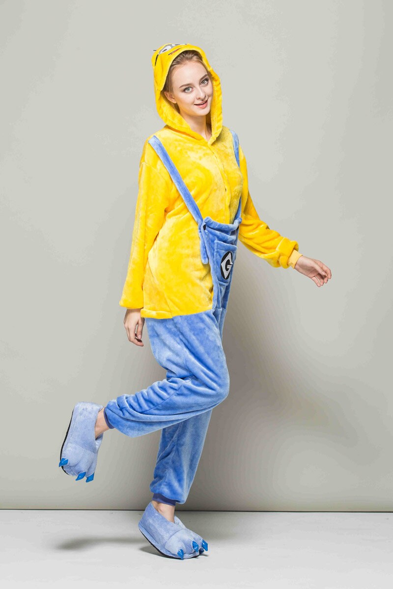 Minion Minions Onesie Unisex Pyjamas: Premium Animal Pajama - Etsy Ireland