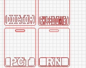 Badge Reel Glowforge SVG Files - Etsy
