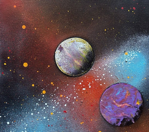 Spray Paint Solar System