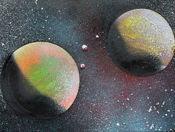 Spray Paint Solar System