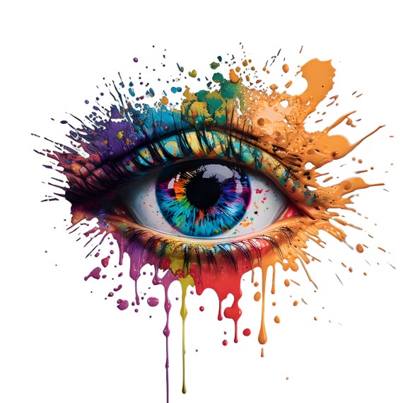 Rainbow Eye Crying