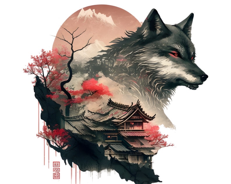 Japanese Wolf Tattoo Meaning