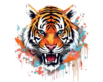 Fierce Tiger Scratch Svg / Tiger Face Claw Scratch Clip Art / - Etsy