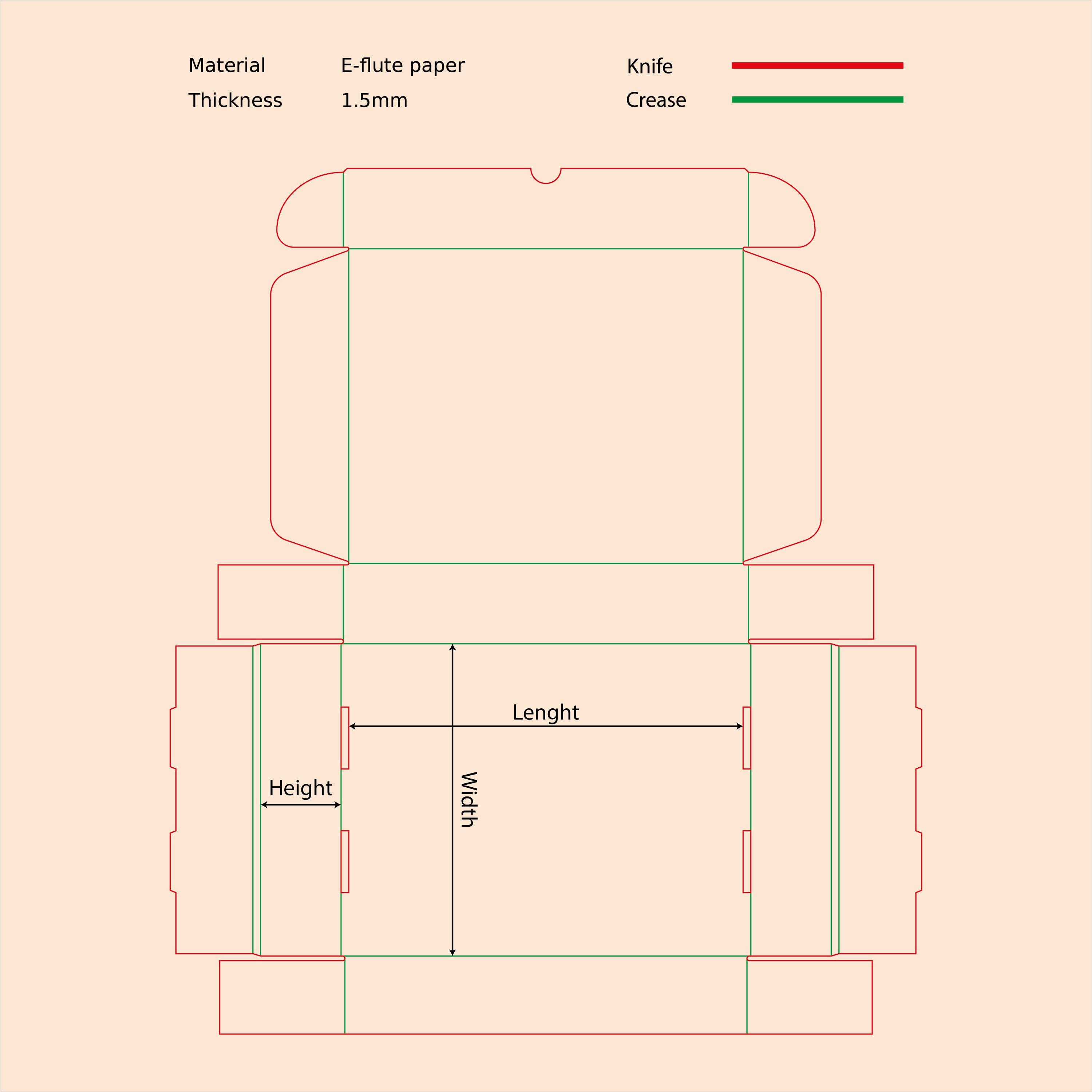Corrugated Cardboard Box Templates: 30 Sizes, Gift Box (digital ...