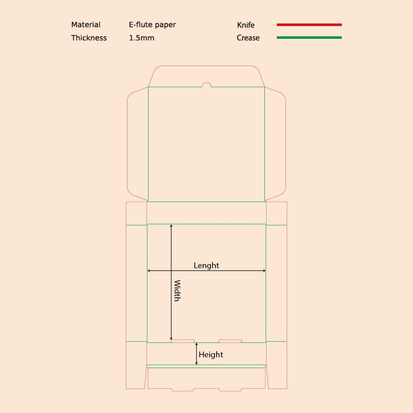 15 Different Sizes Corrugated Cardboard Pizza Box Templates - Digital ...