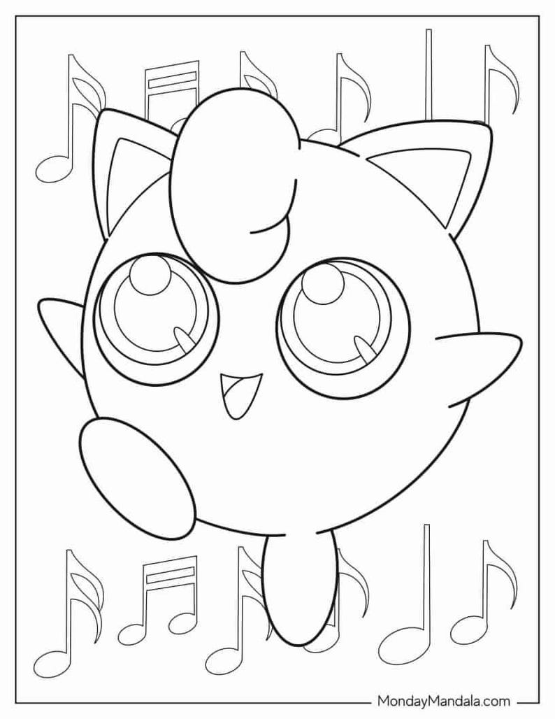 Pokémon Coloring Book Printable – 20+ Fun Pokémon Characters for Kids ...