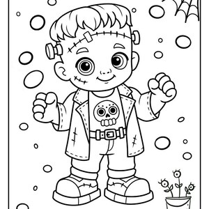 Halloween Coloring Pages for Kids – Printable Spooky Activity Book ...