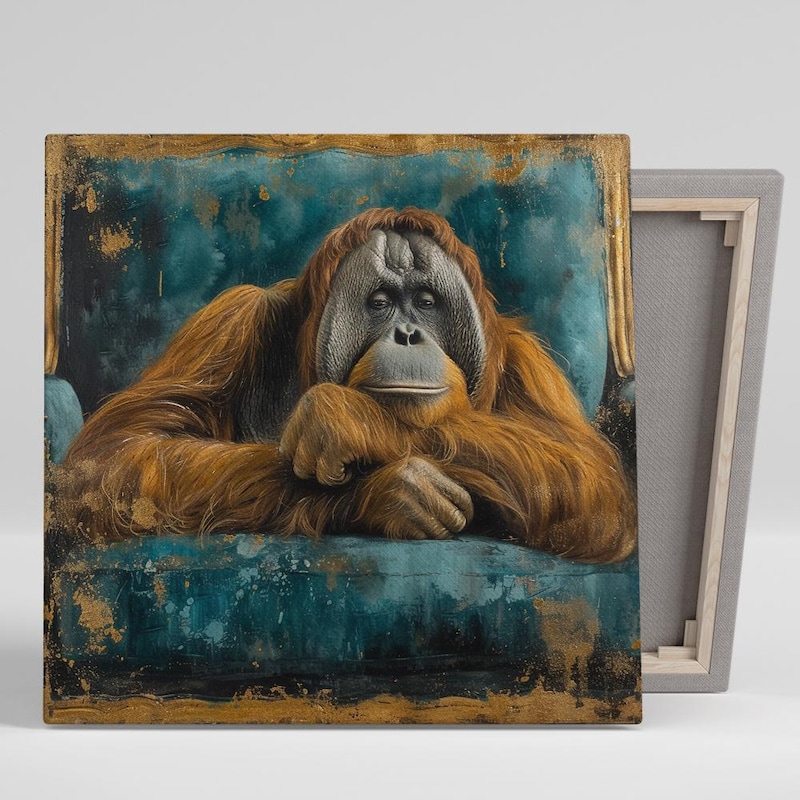 Orangutan Art - Etsy UK
