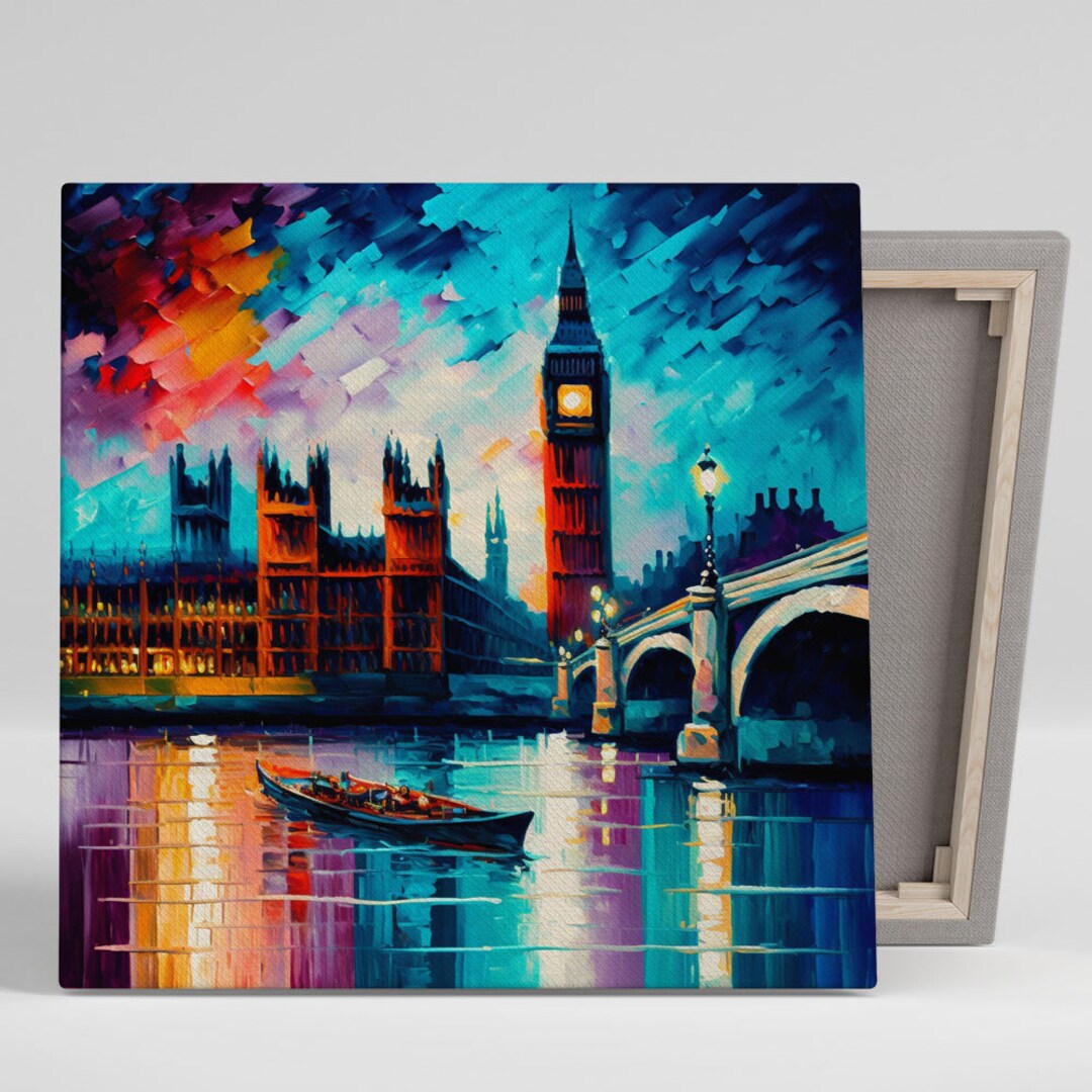 London Wall Decor Canvas or Poster London City Life - Etsy
