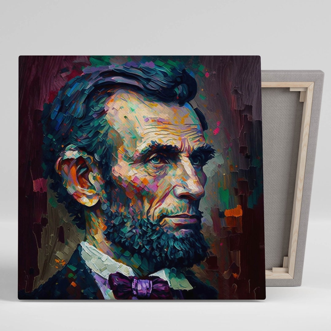 Historical Abraham Lincoln Wall Art - American President Portrait ...