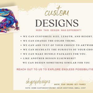 Psychedelic Alligator Dreamscape Wall Art, Canvas or Poster, Whimsical ...