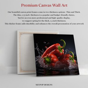 Red Chili Wall Decor, Canvas or Poster, Appetite for Art, Modern Decor ...