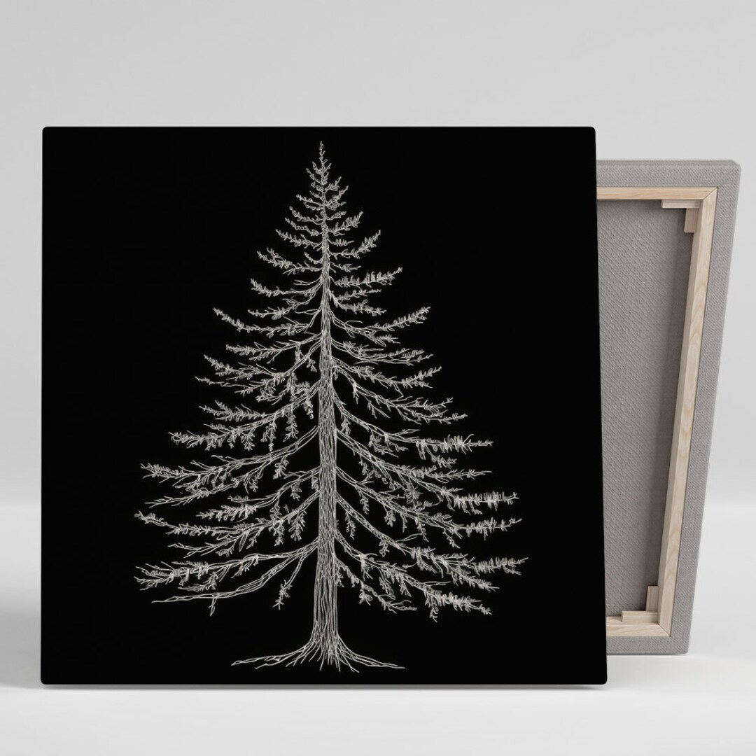 Pine Tree Wall Art, Canvas or Poster, Botanical Beauty, Contemporary ...