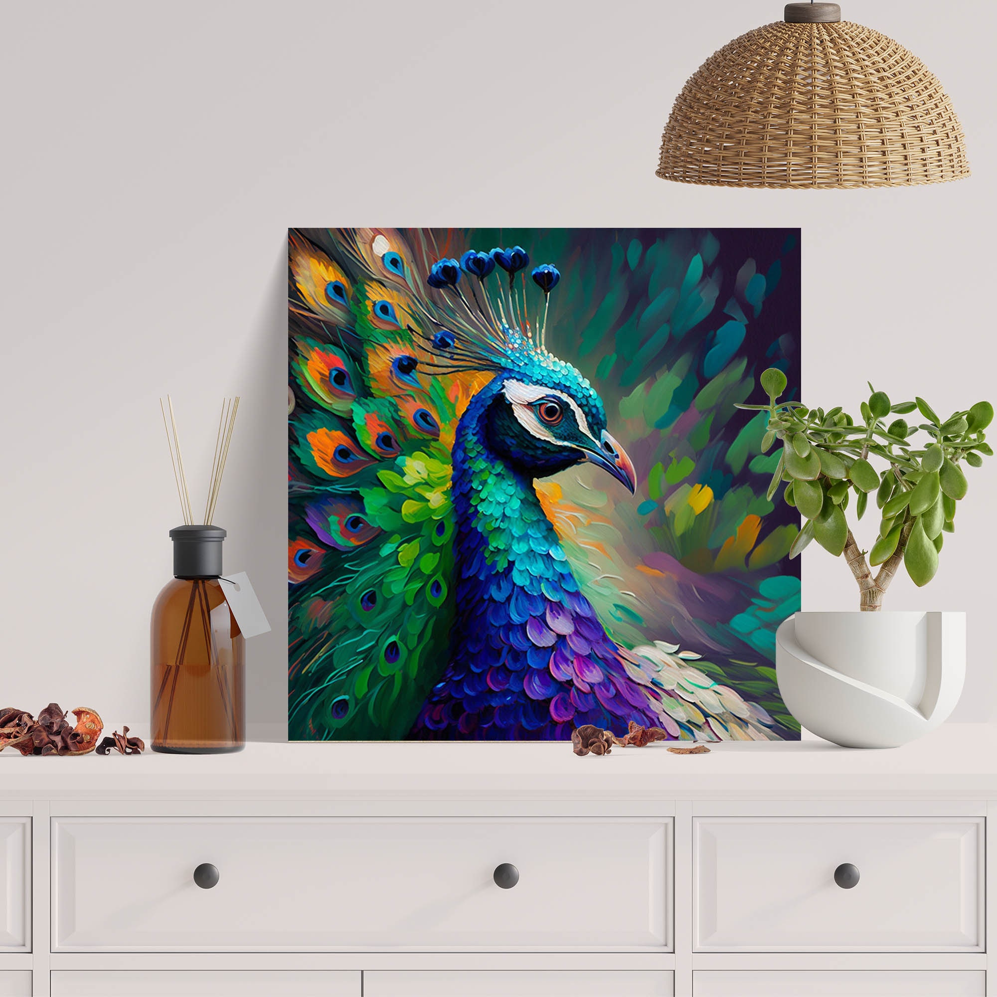 Peacock Wall Art Peacock Decor Peacock Home Decor Peacock - Etsy