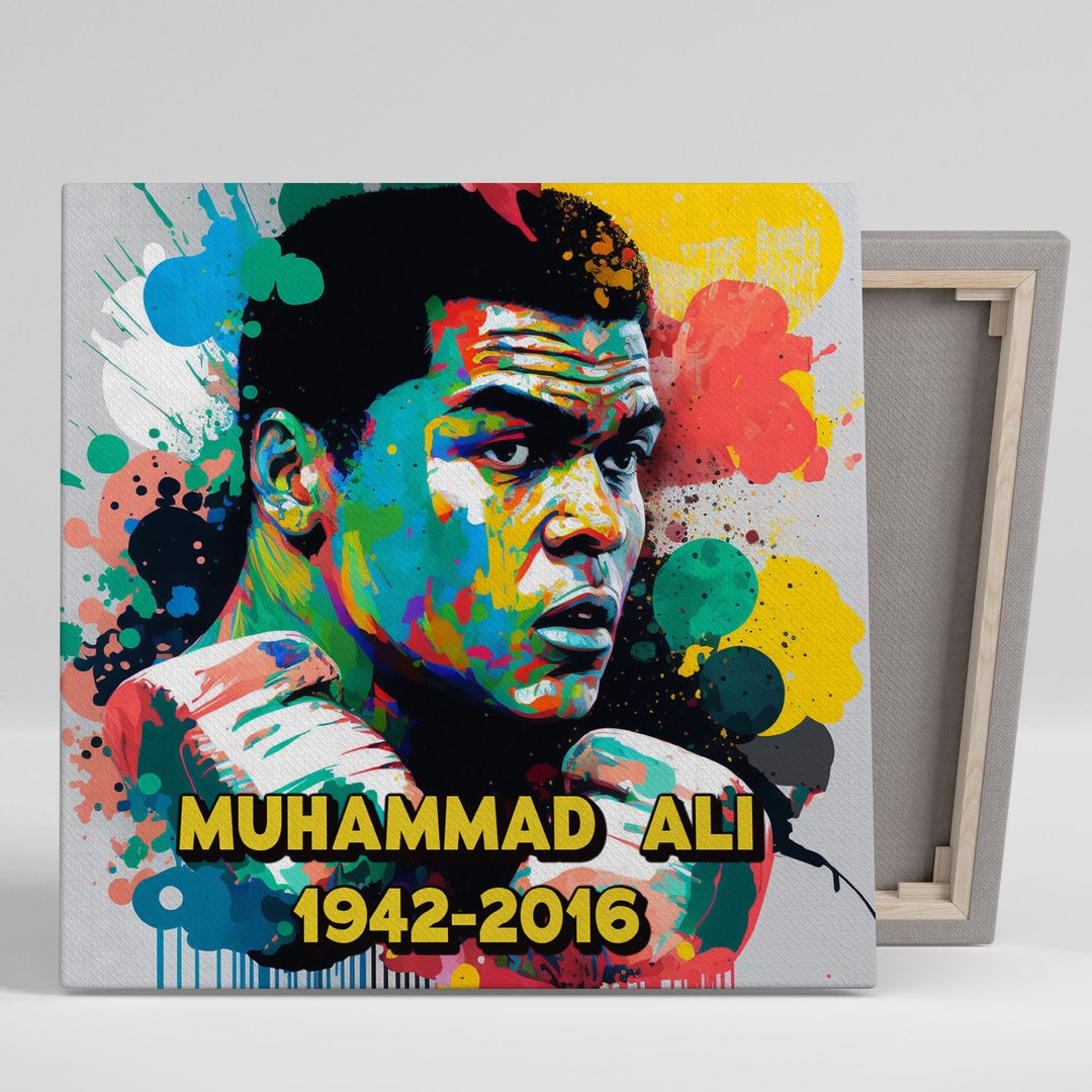 Muhammad Ali Wall Decor, Canvas or Poster, Ali Art, Boxing Art, Sports ...