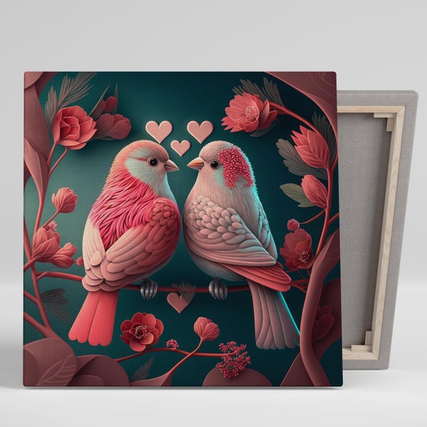 Love Bird Wall Art - Etsy