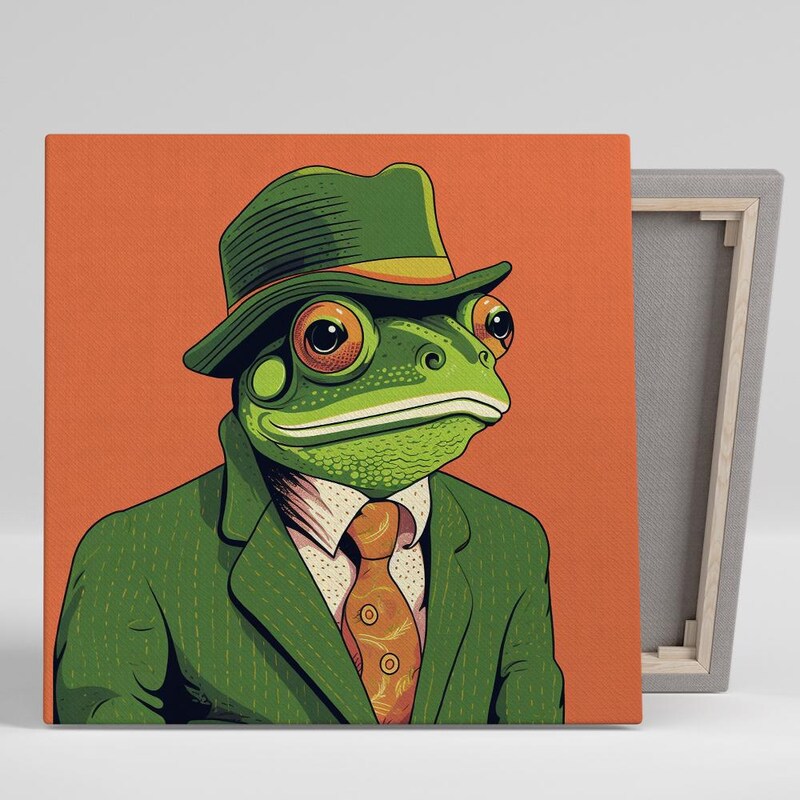 Gentleman Frog - Etsy