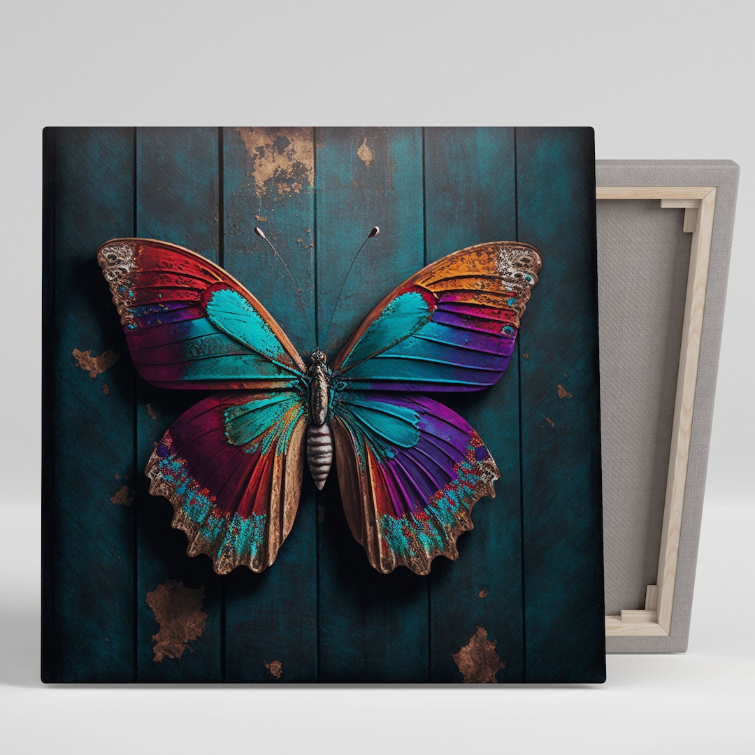 Butterfly Poster, Canvas or Poster, Butterfly Poster, Butterfly Wall ...