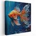 Goldfish Art Aquarium, Canvas or Poster, Fish Wall Art, Fancy Goldfish ...
